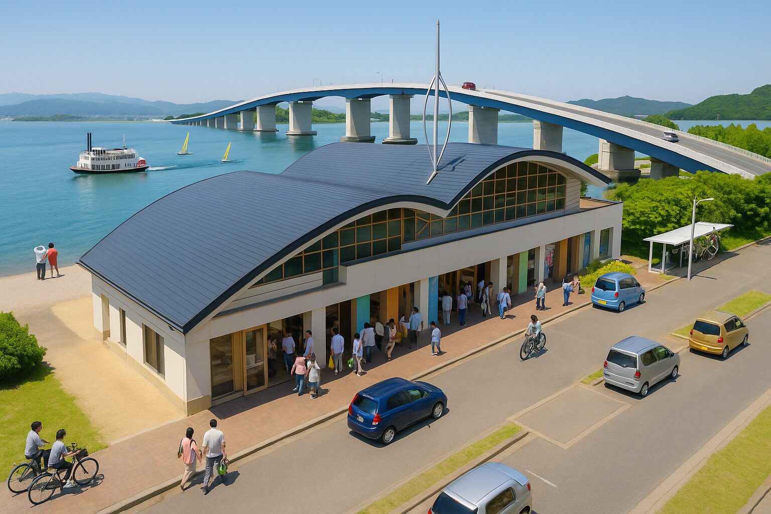 道の駅 びわ湖大橋 米プラザ｜琵琶湖大橋の向こうにある“寄り道必須”スポット｜しがノオト 8380